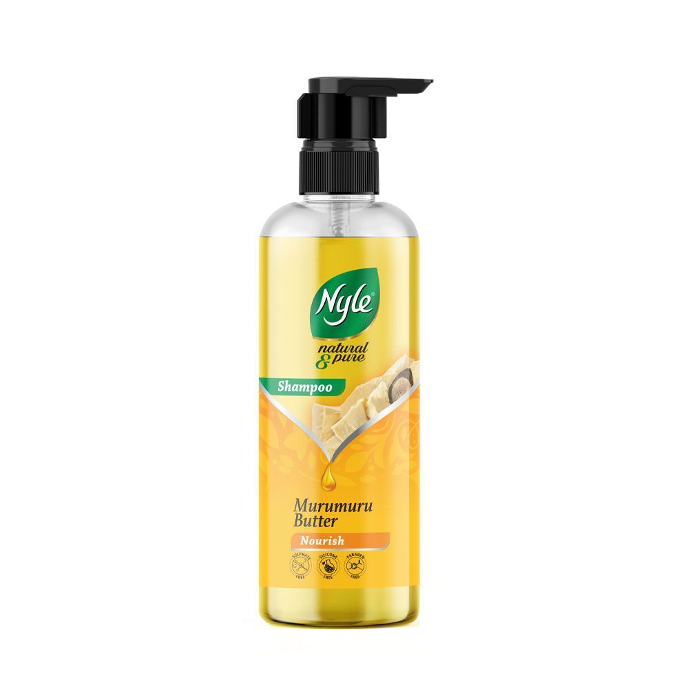 Nyle Natural & Pure Shampoo For Nourished Hair, With Goodness Of Murumuru Butter, For Men ...