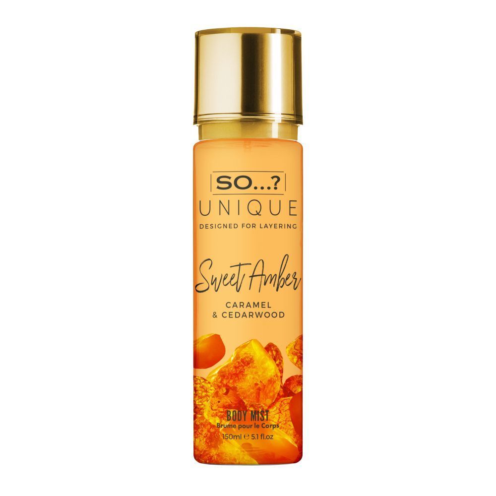 SO…? So Unique Sweet Amber body mist 150ml
