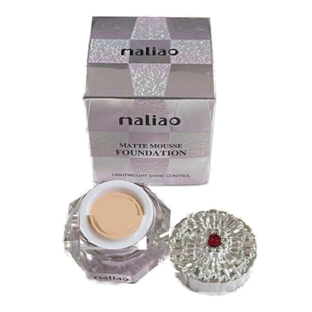 Maliao Mousse Foundation with Lightweight Shine Control Formula M206