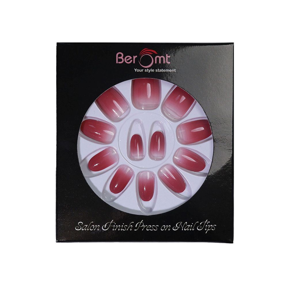 BEROMT FRENCH TIPS- 196 (NAIL KIT INCLUDED)