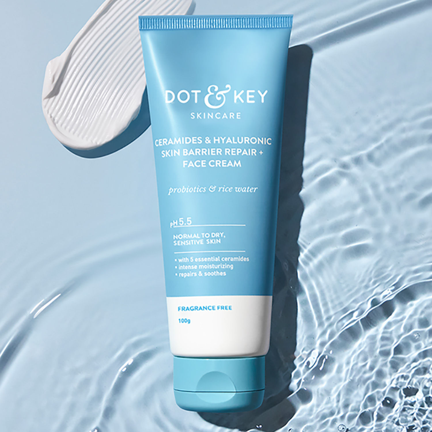 Dot & Key Ceramides & Hyaluronic Hydrating Face Cream With Probiotic I ...