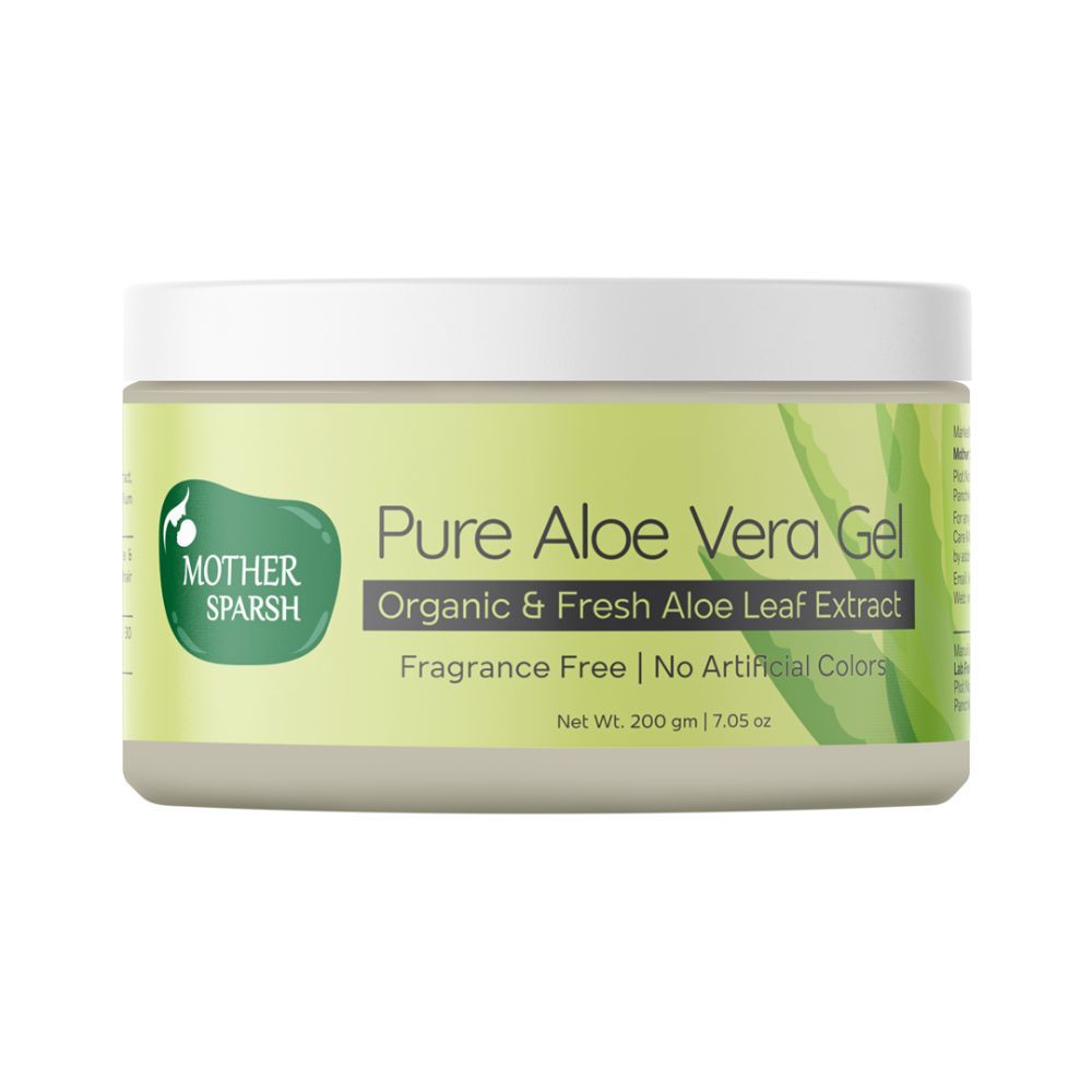 Pure Aloe Vera Gel (Organic & Fresh Aloe Leaf Extract) (200 g)