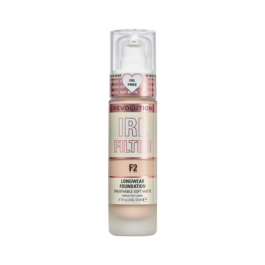 Makeup Revolution IRL Filter Longwear Foundation F2