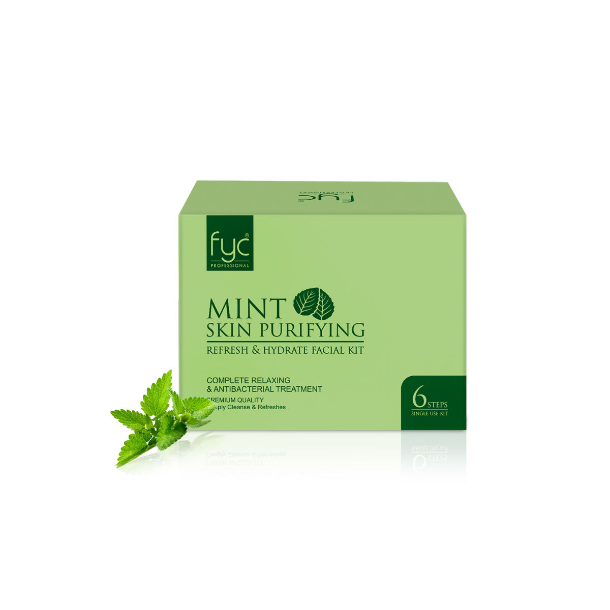 FYC Professional Mint Skin Purifying Refresh & Hydrate Facial Kit - 275 gm