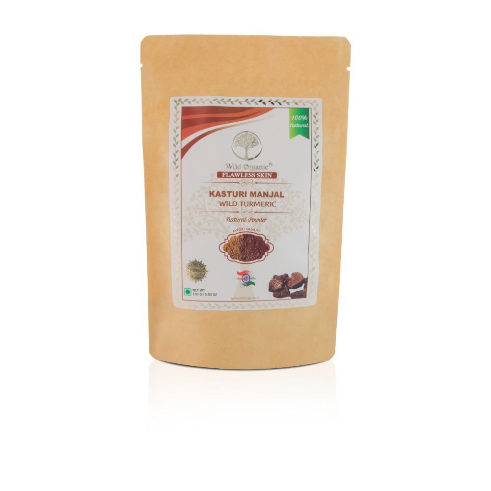 WILD ORGANIC Kasturi Manjal Powder (Wild Turmeric Powder ) 100Gm