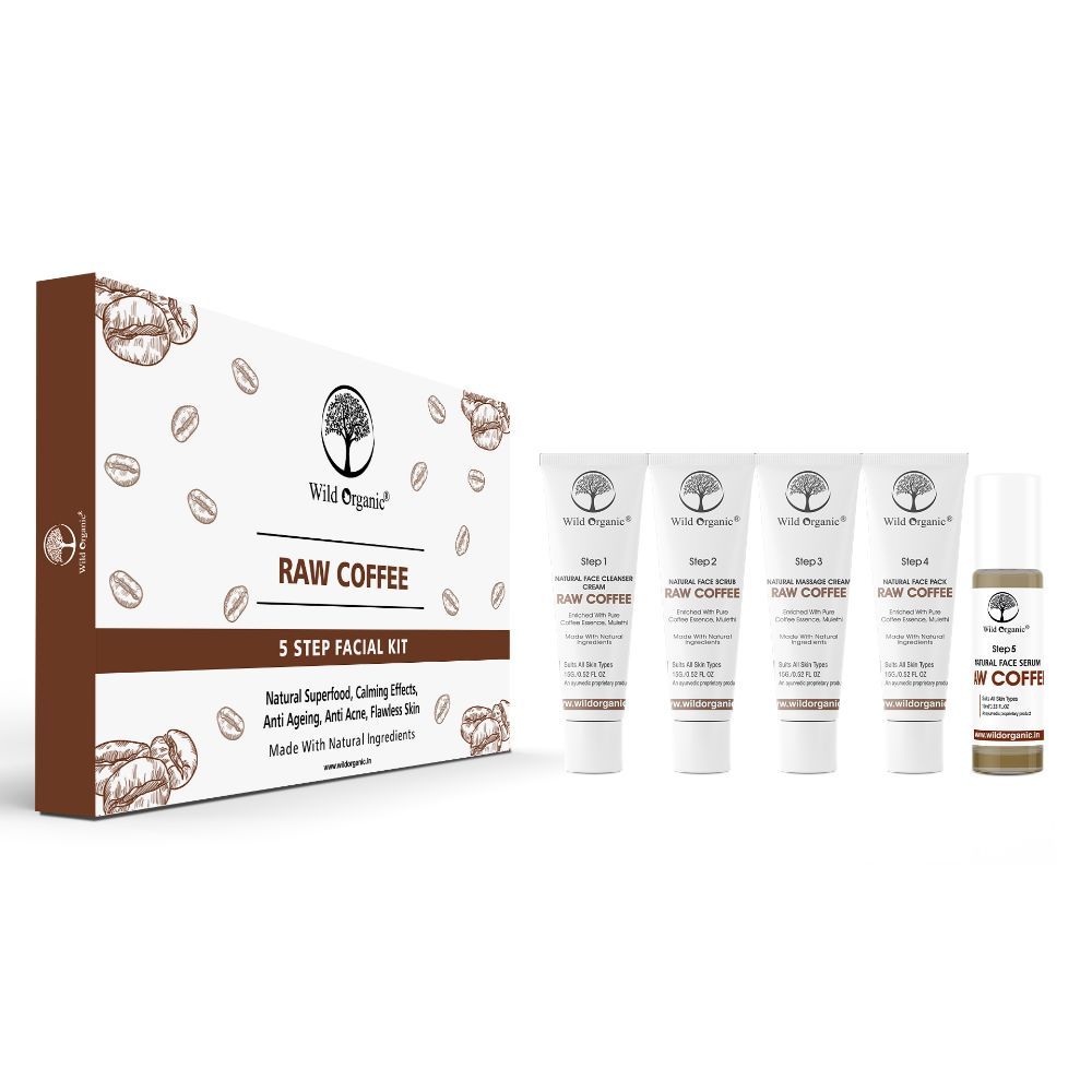 WILD ORGANIC Raw Coffee Facial Kit