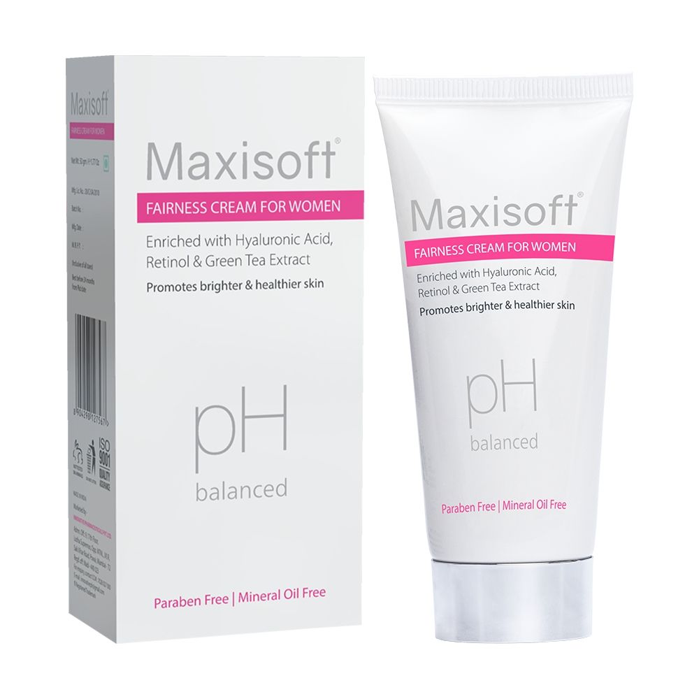 Maxisoft Fairness Cream For Women | With Licorice, Mulberry, Bearberry ...