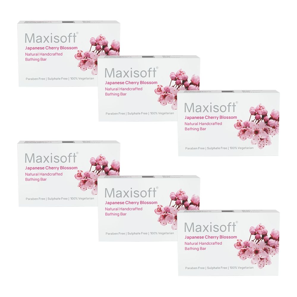 Maxisoft Japanese Cherry Blossom Bathing Soap | With Pentavitin, Shea ...