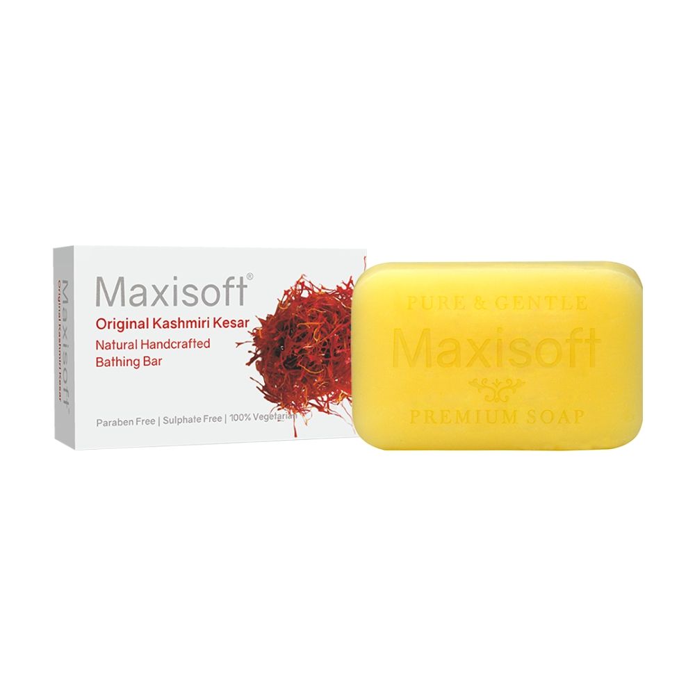 Maxisoft Original Kashmiri Kesar Bathing Soap |With Kashmiri Kesar ...