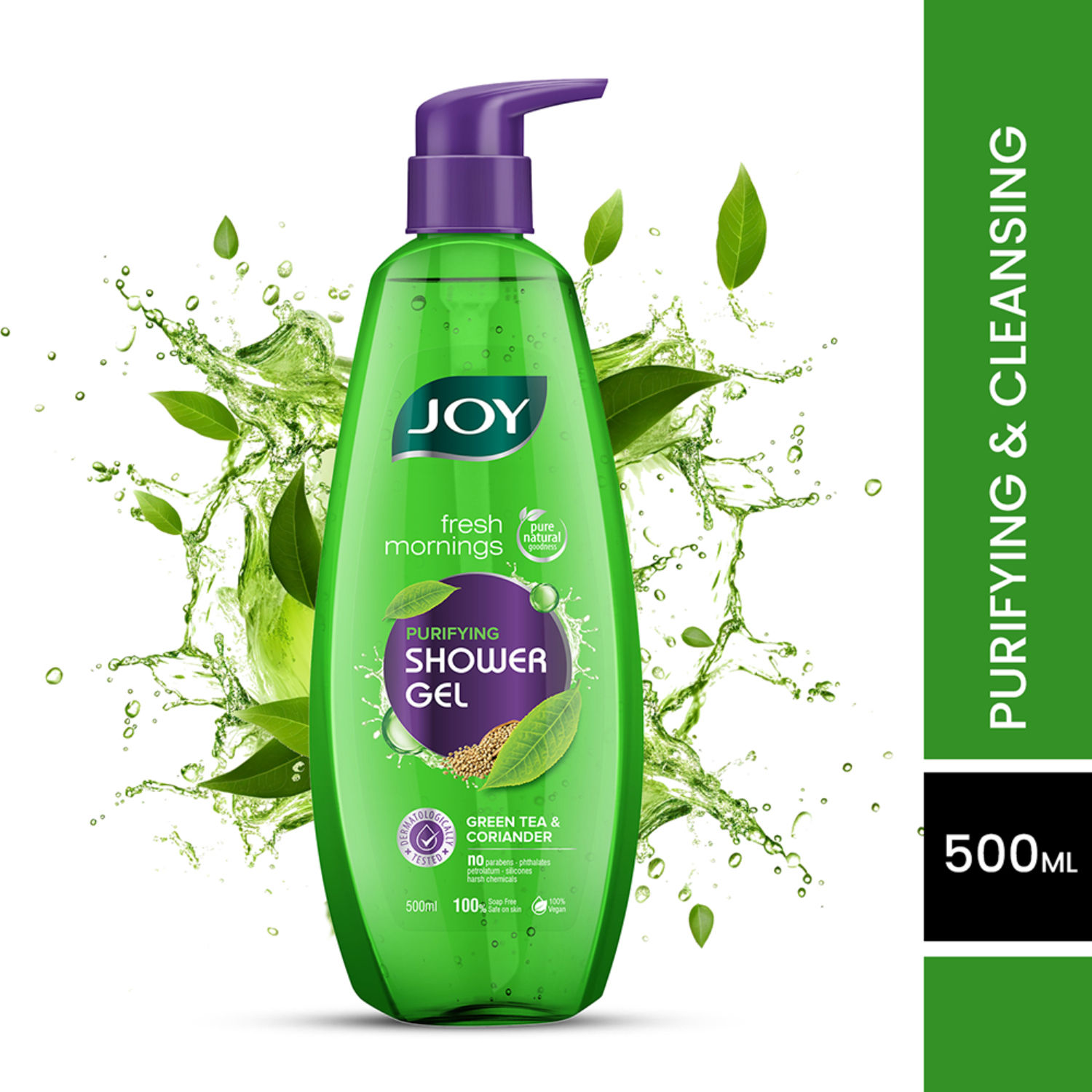 Joy Fresh Mornings Purifying Shower Gel ( Body Wash ) - (500 ml)