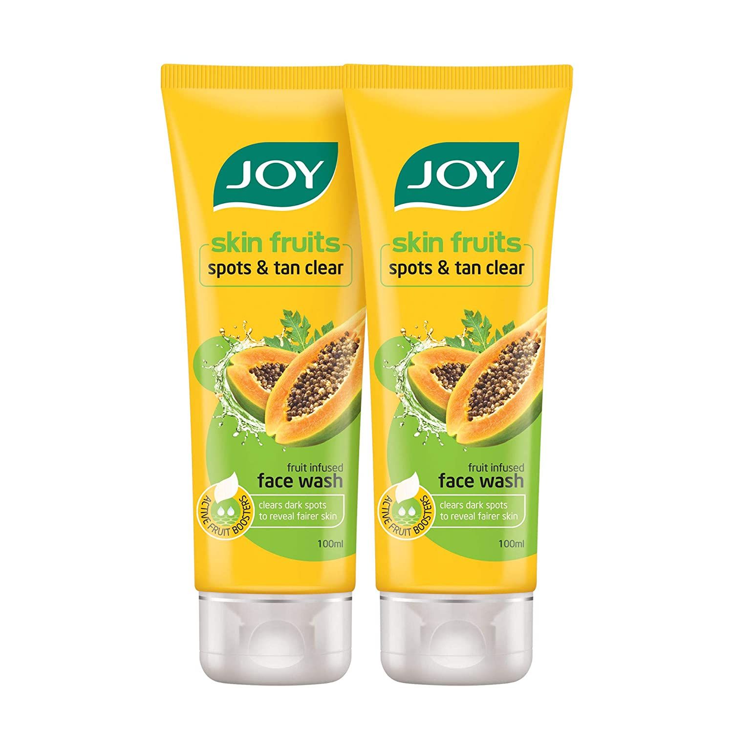 Joy Skin Fruits Spots & Tan Clear Papaya Face Wash, Normal to dry skin ...