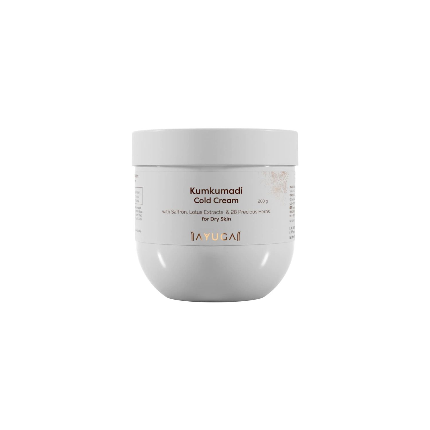 Ayuga Kumkumadi Cold Cream- 200 gm