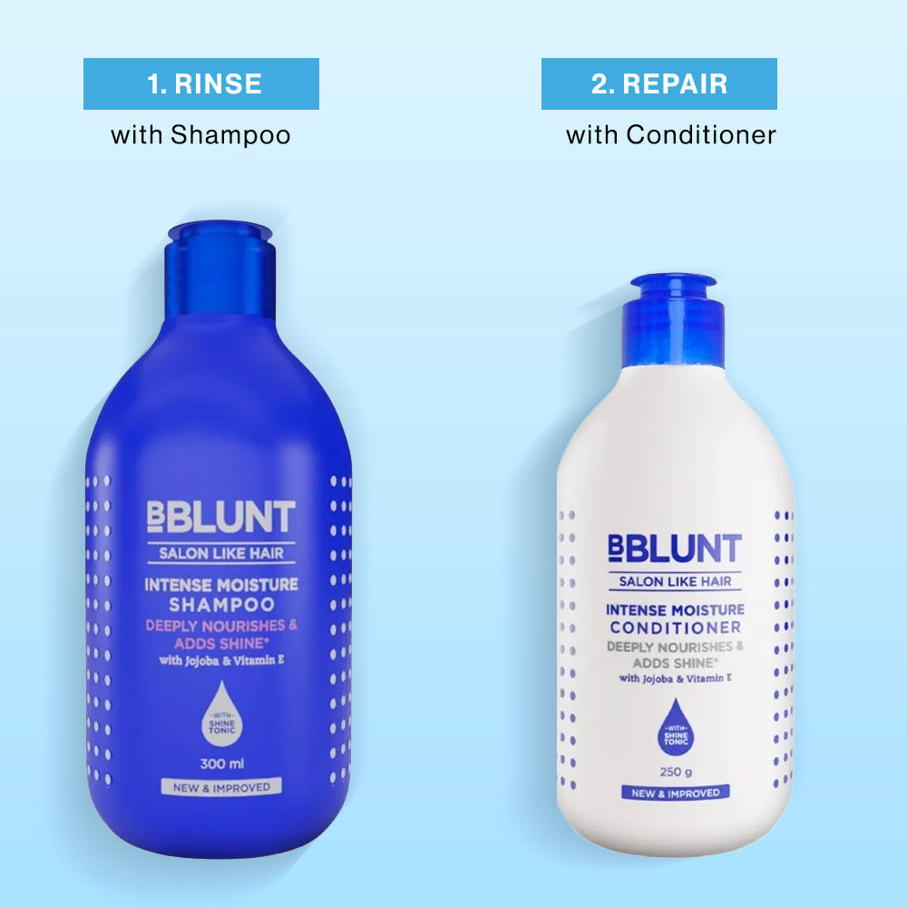 BBLUNT Intense Moisture shampoo & Conditioner combo