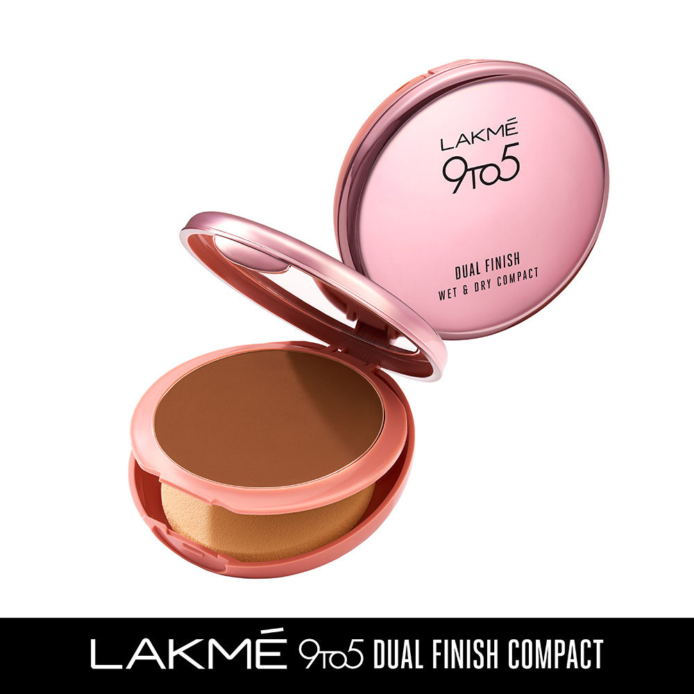 Lakme 9to5 Wet&Dry Compact 39 Cocoa, 9g