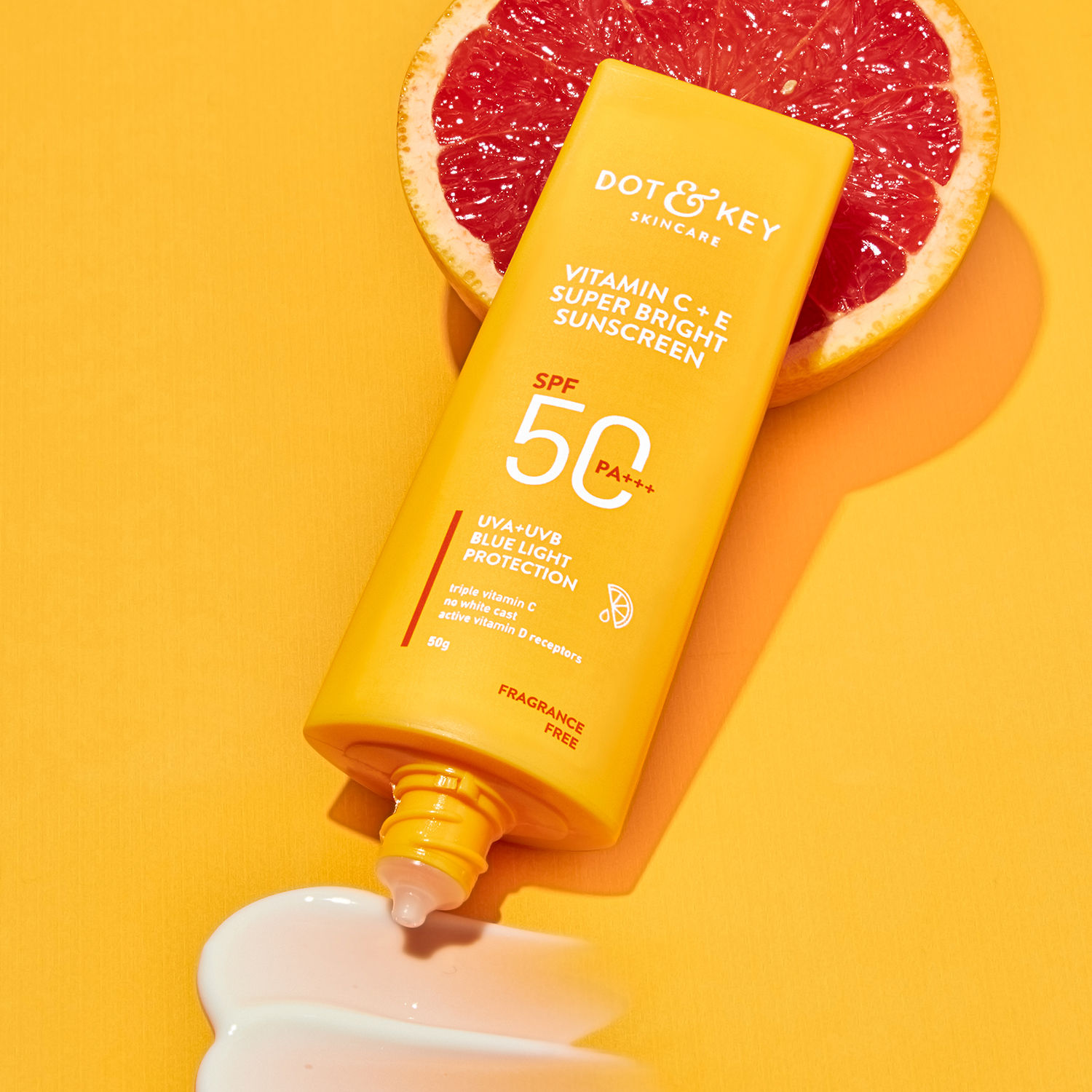 Dot Key Vitamin C E Super Bright Sunscreen SPF 50 PA 50 G 