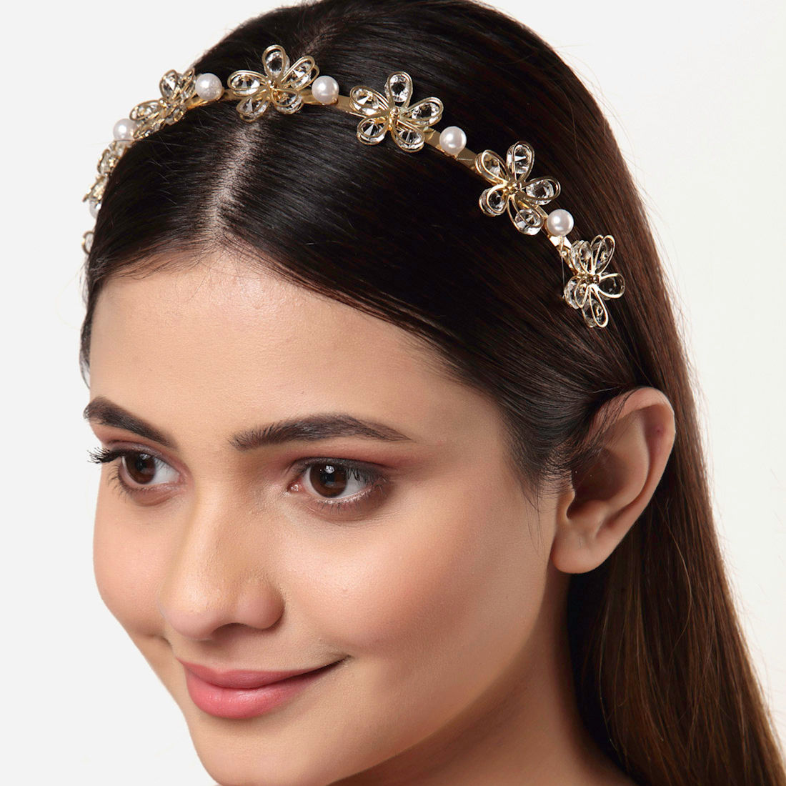 Ferosh Florid Crystal Hairband