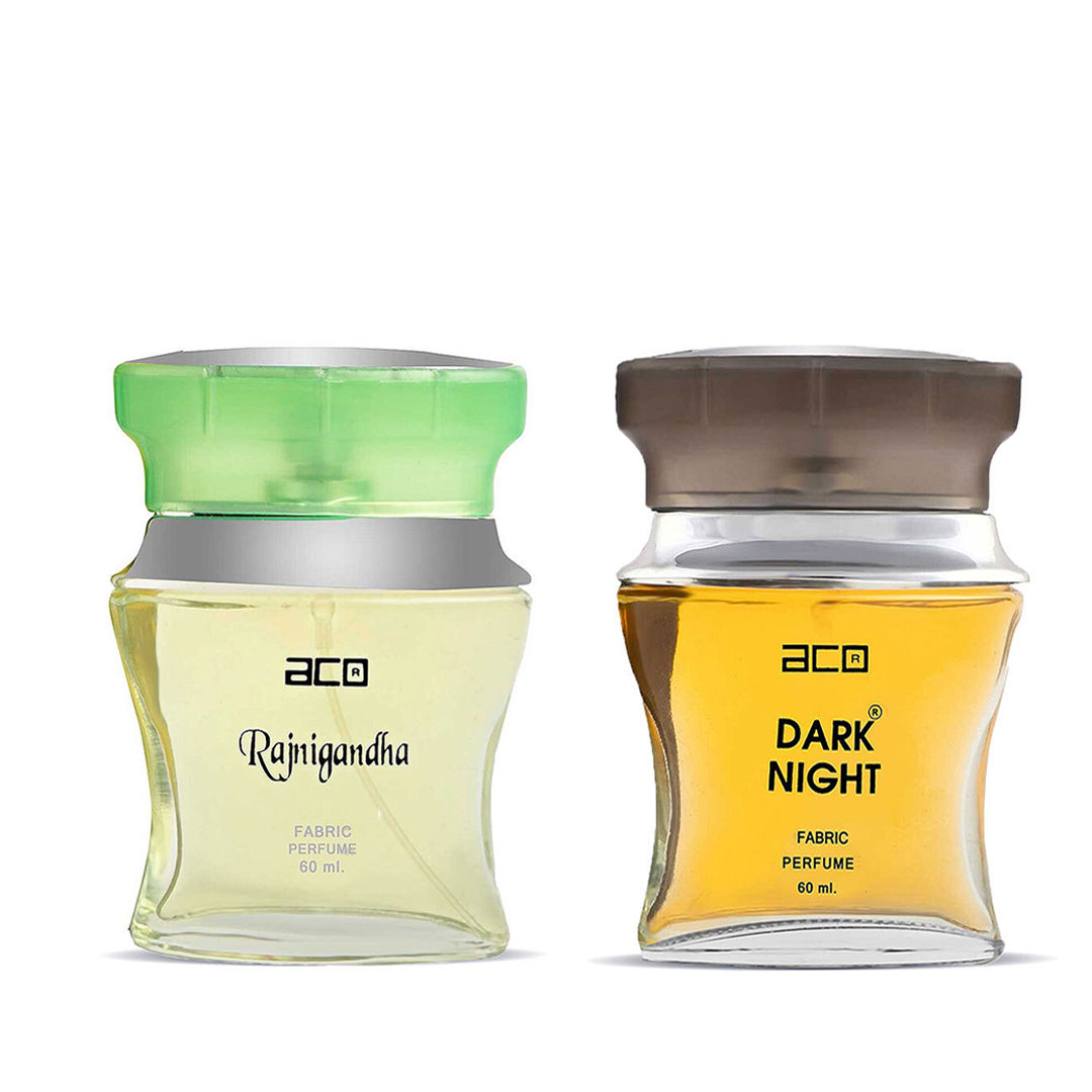 ACO Rajnigandha & Dark Night Perfumes For Men Pack of 2 60ml Each