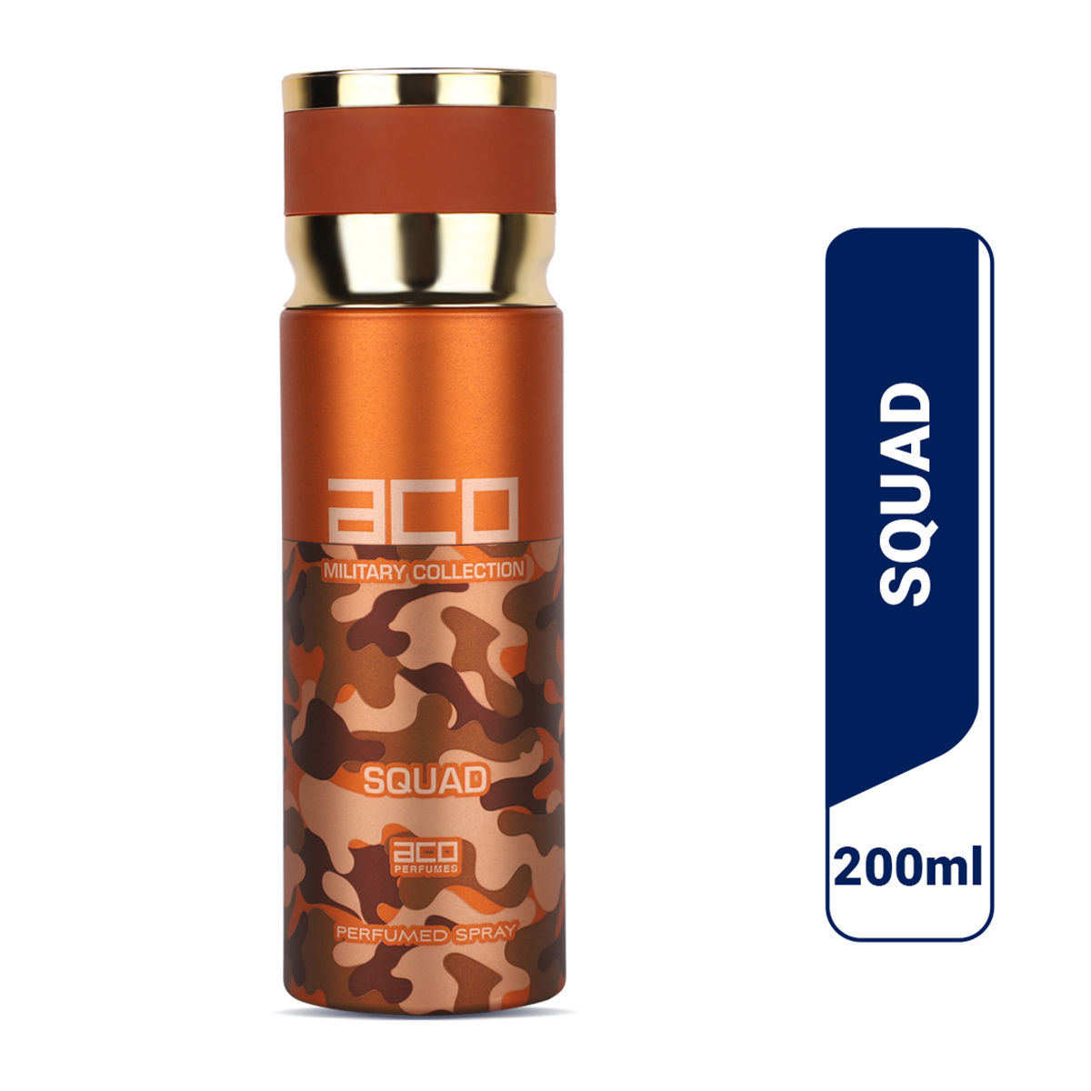 ACO PERFUMES Squad Deodorant for Men & Women, Prefume body Spray 200 ml