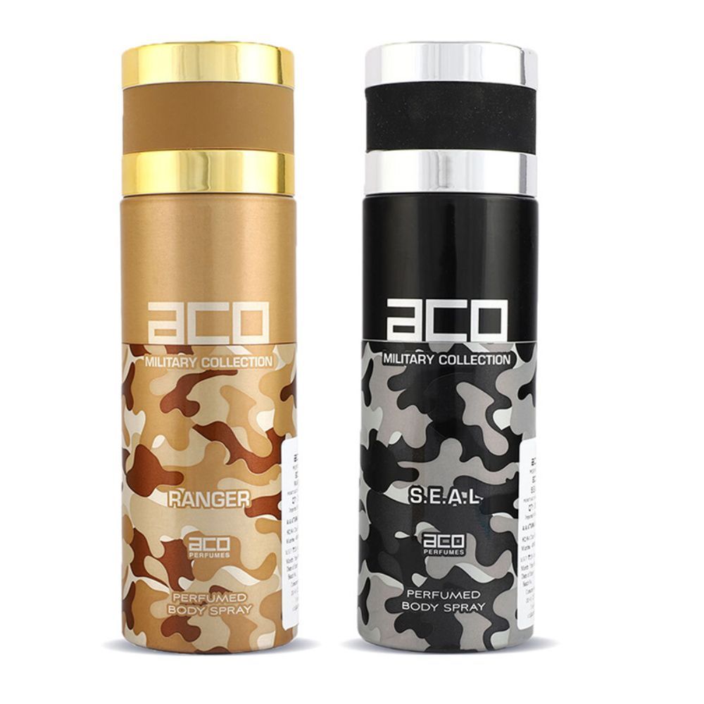 ACO PERFUMES Set of 2 Imported Deodorant Ranger & Seal Body Spray For ...