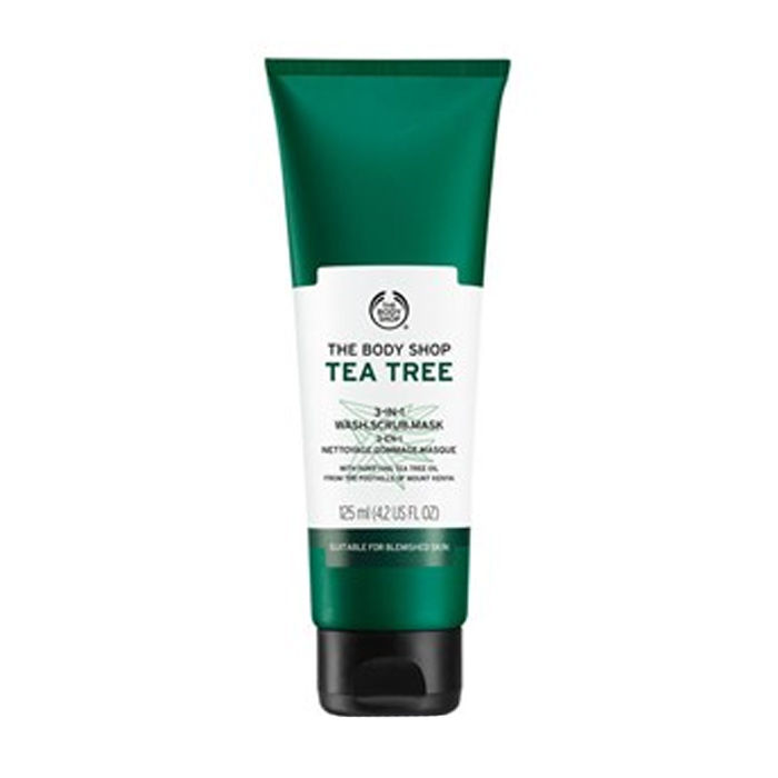 The Body Shop Tea Tree 3In1 Wash.Scrub.Mask (125 ml)
