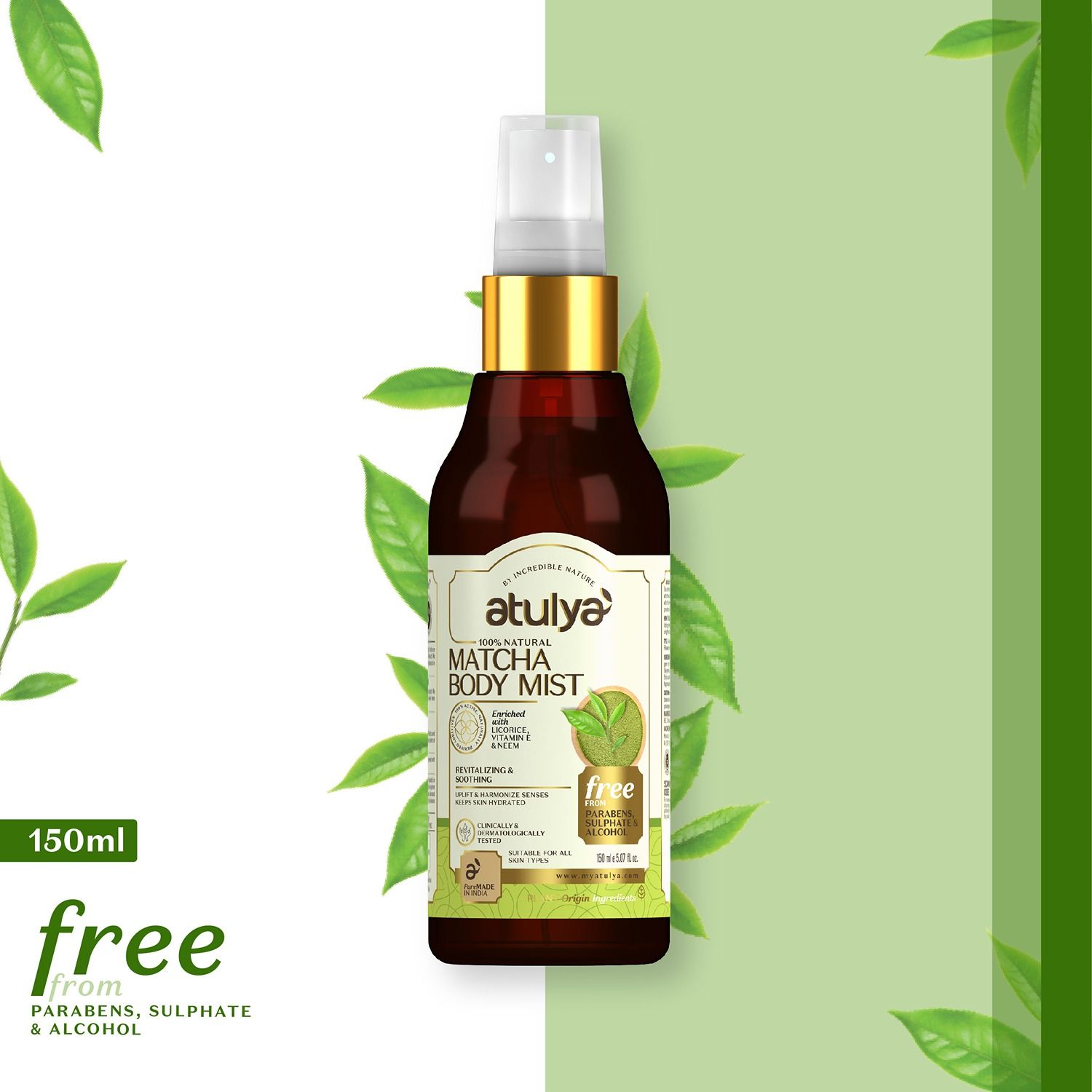Atulya Matcha Mist Body Mist