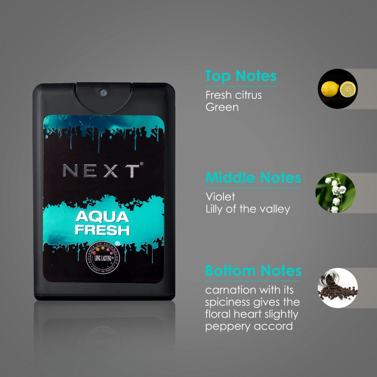 NEXT Aqua, Sports and WHY Pocket Perfume - 20ML Each