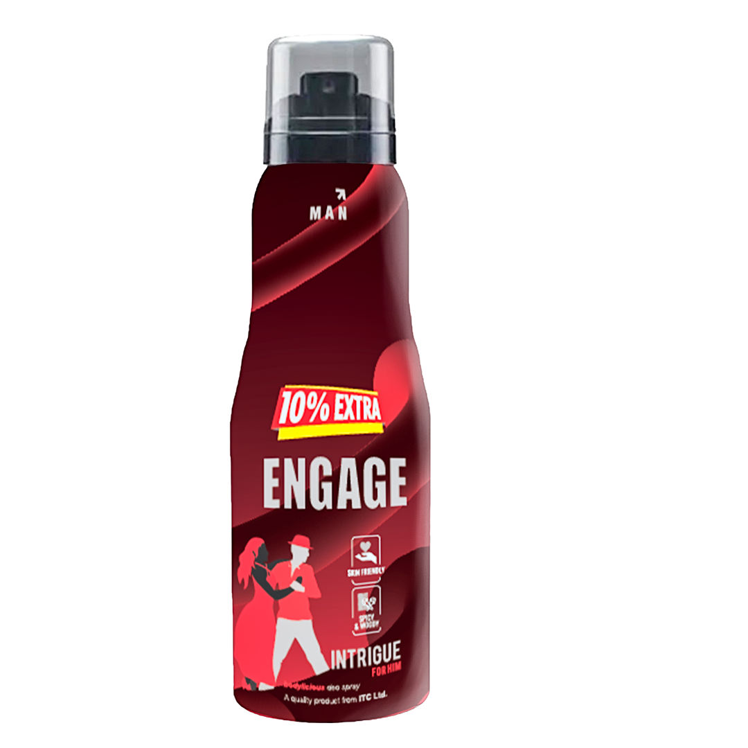 Engage Intrigue for Him Deodorant for Men, Warm & Seductive, Skin ...
