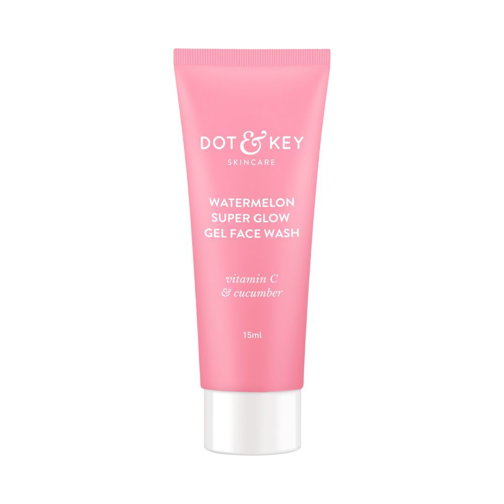 Dot & Key Watermelon SuperGlow Facial Gel Face Wash (15 ml)