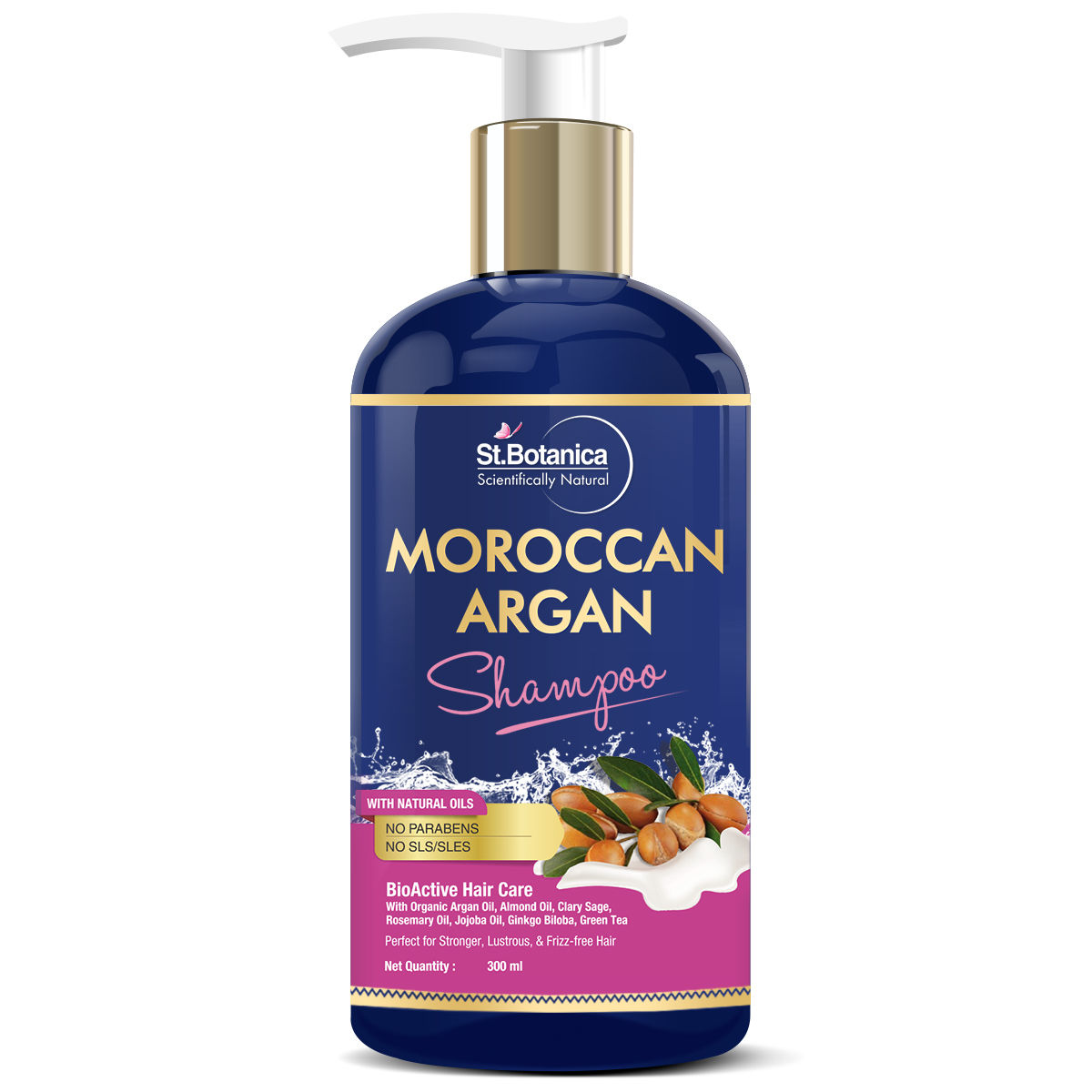 Buy St.Botanica Moroccan Argan Shampoo (300 ml) Online | Purplle