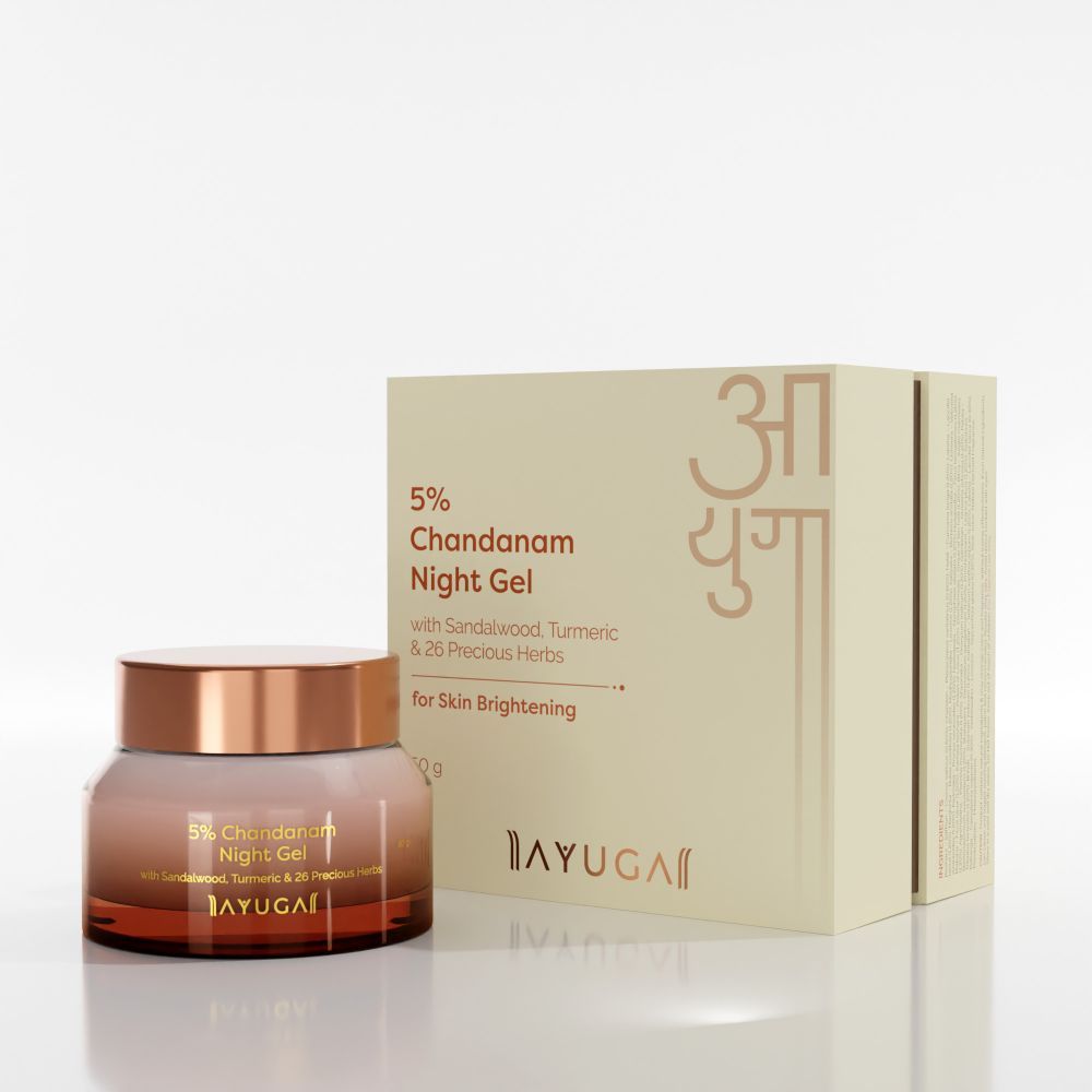 Ayuga 5% Chandanam Night Gel with Sandalwood, Turmeric and other ...