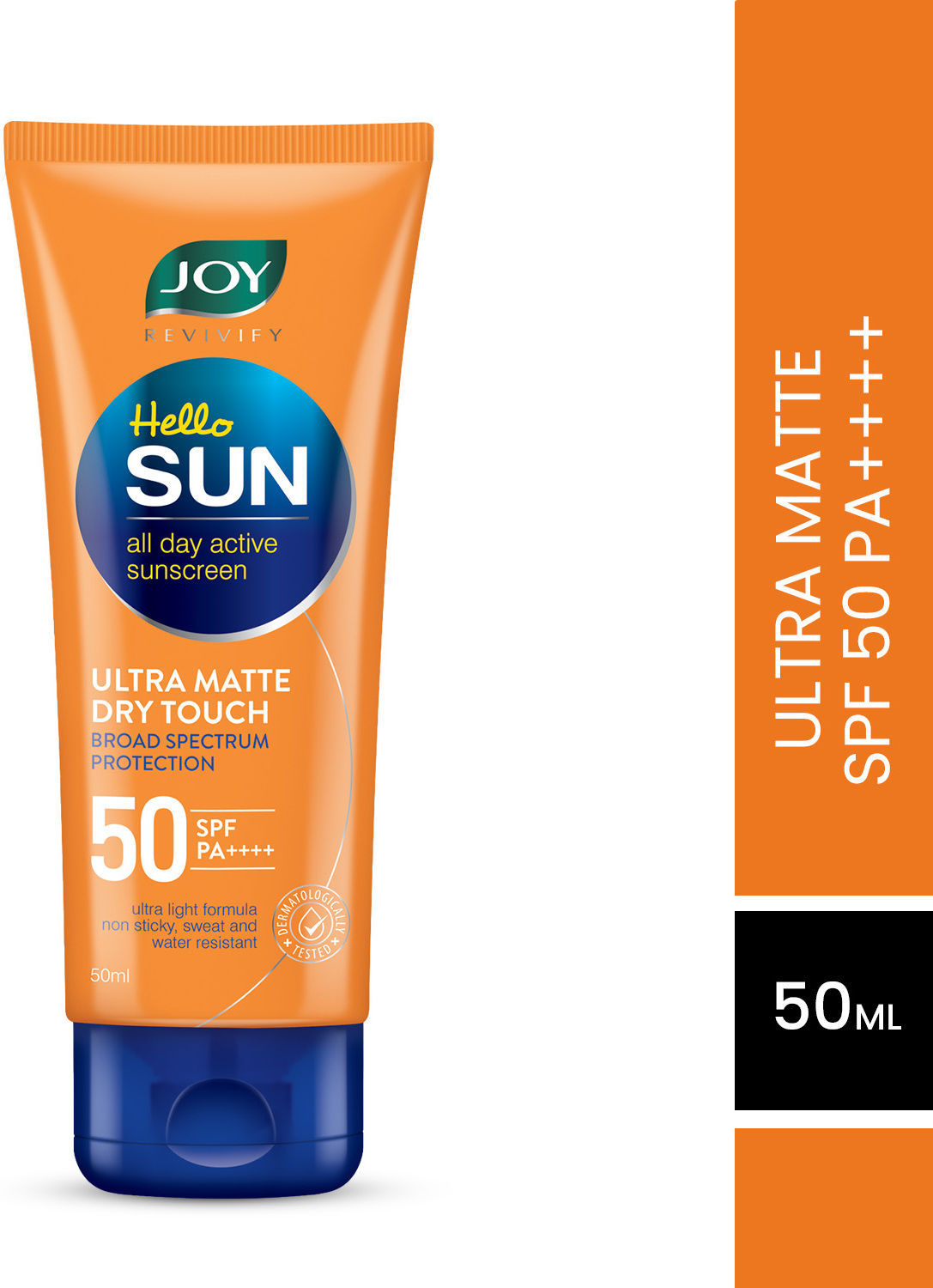 Joy Revivify Hello Sun Ultra Matte Dry Touch Sunscreen SPF50 PA+++ + (50ml)