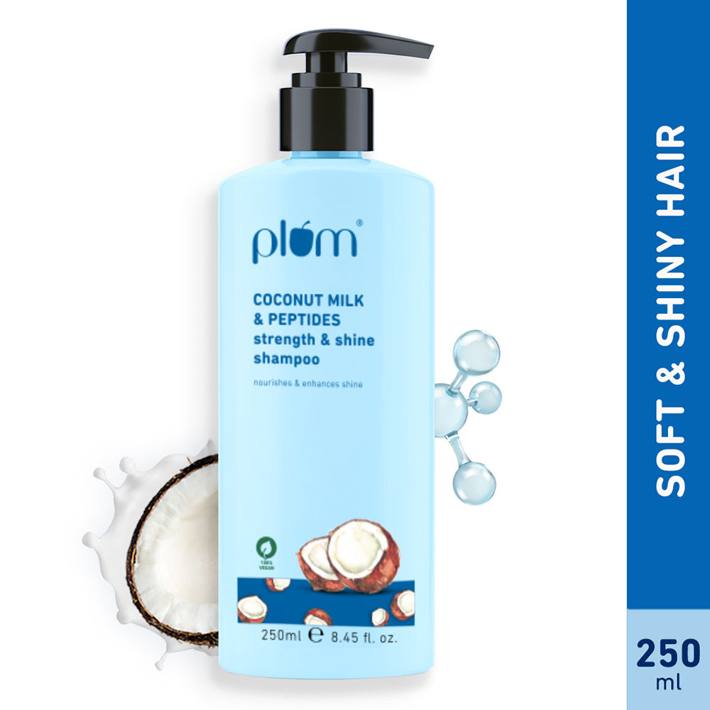 Plum Coconut Milk & Peptides strength & shine shampoo