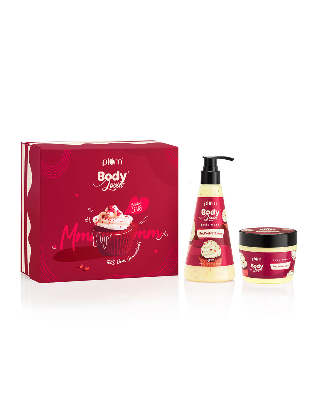 Plum BodyLovin’ Red Velvet Love Gift Kit | Body Wash | Body Butter ...