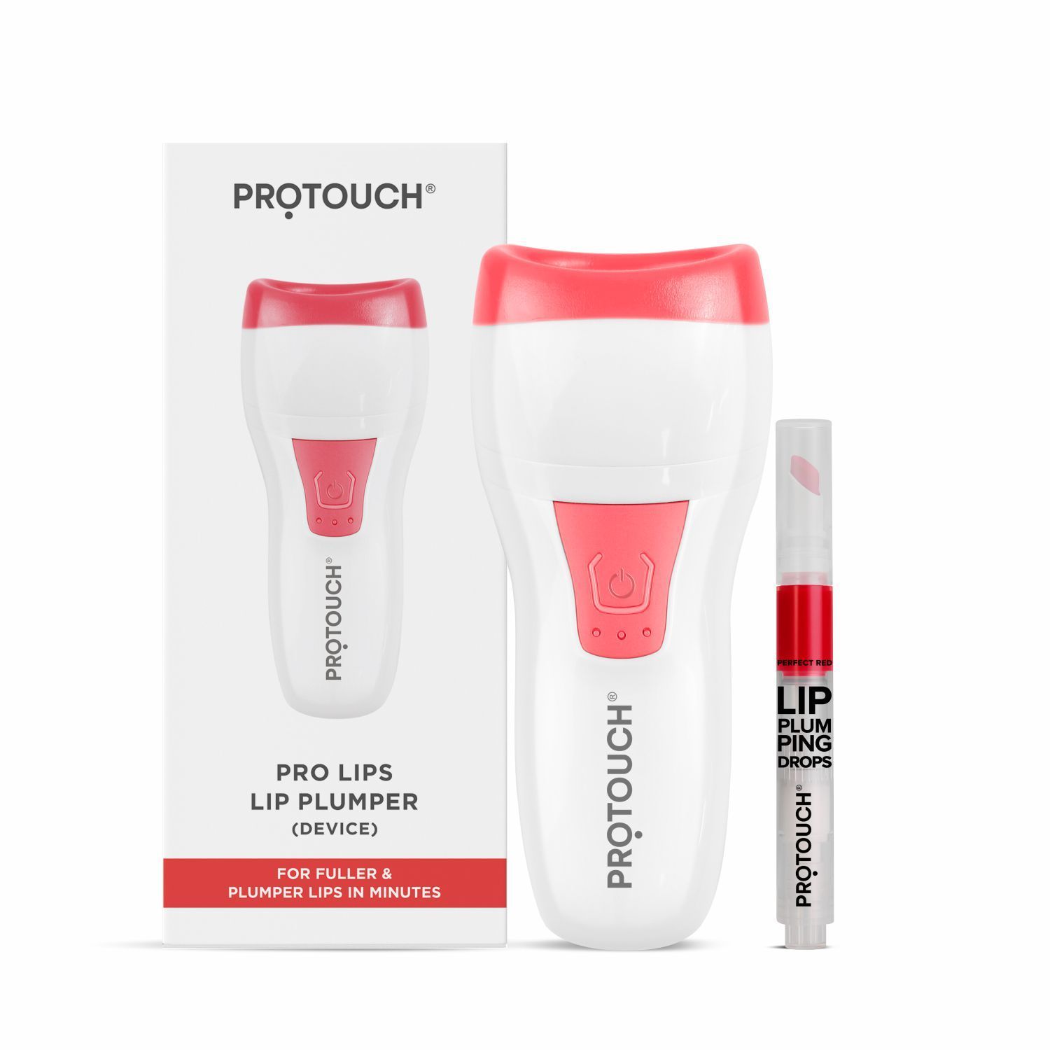 PROTOUCH Lip Plumping Essential - Device + Perfect Red