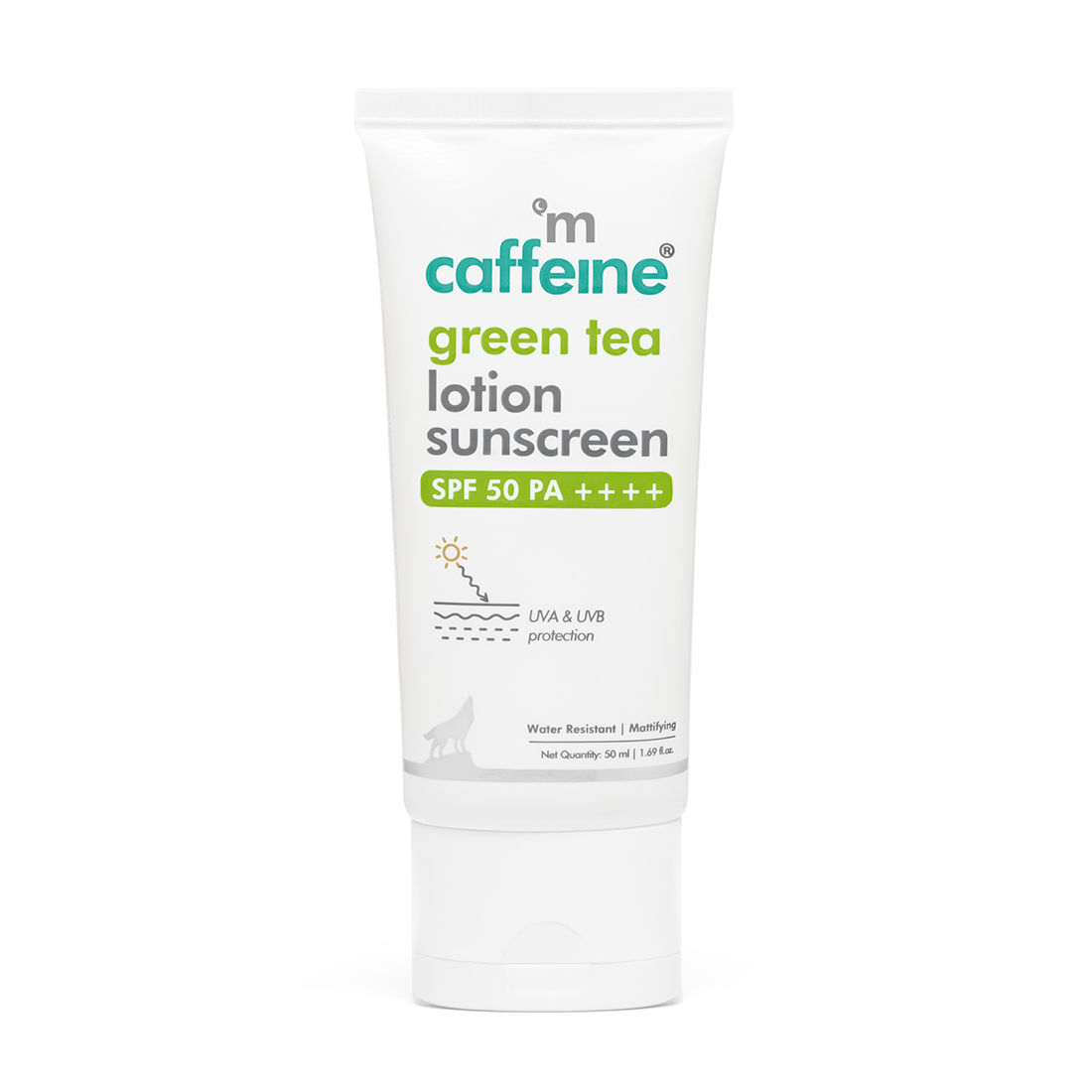 mCaffeine Green Tea Lotion Sunscreen SPF 50 PA