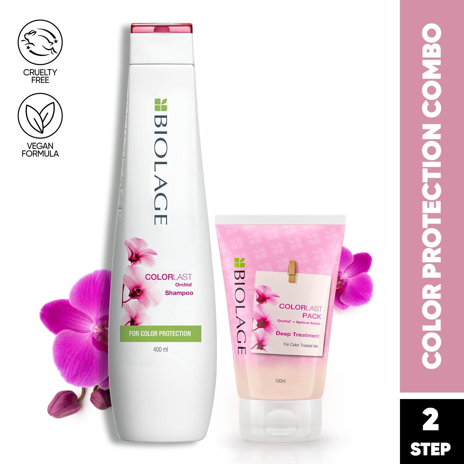 Biolage Colorlast Color Protecting Shampoo + Combo of COLORLAST Deep ...