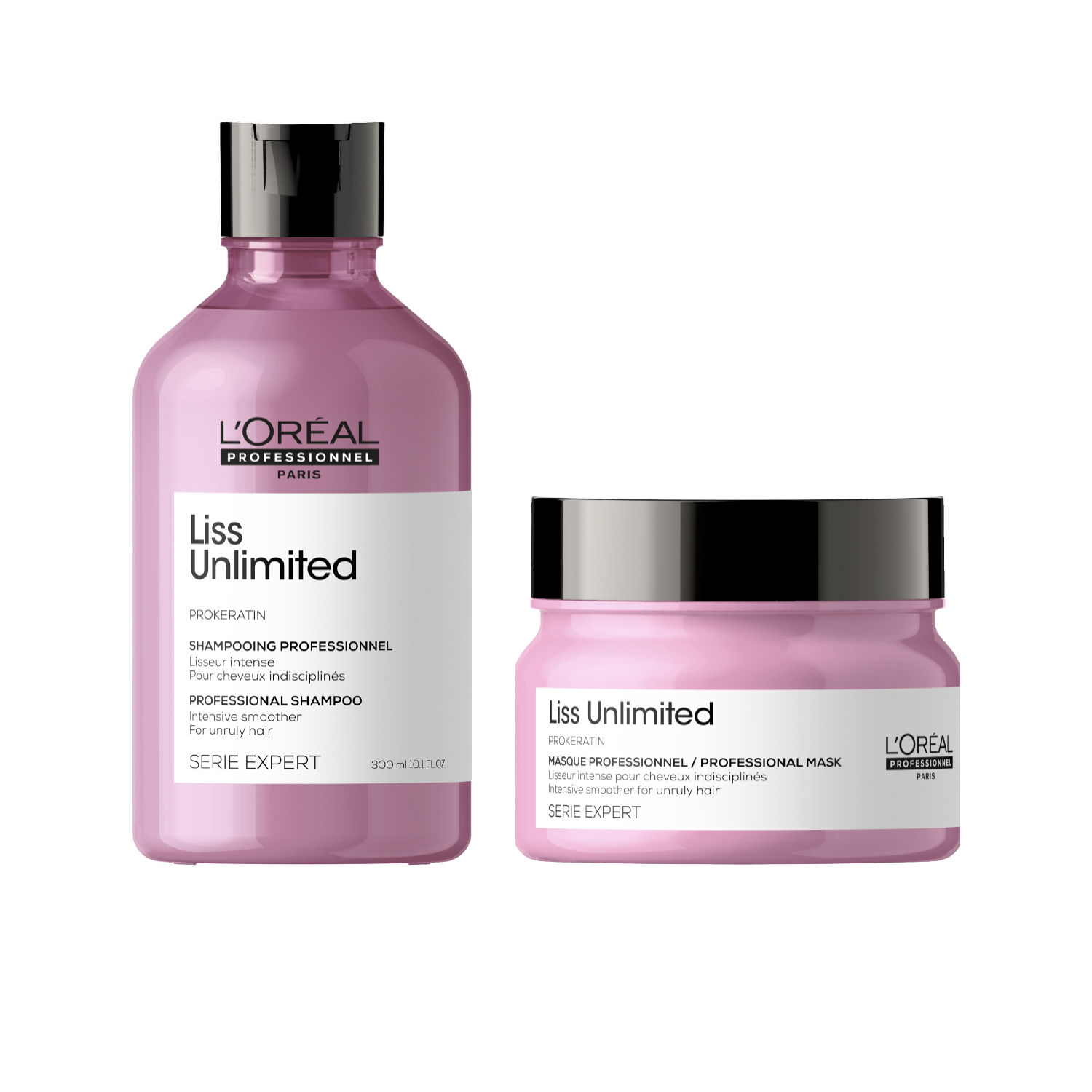 L'Oreal Professionnel Serie Expert Liss Unlimited Shampoo + With Combo ...