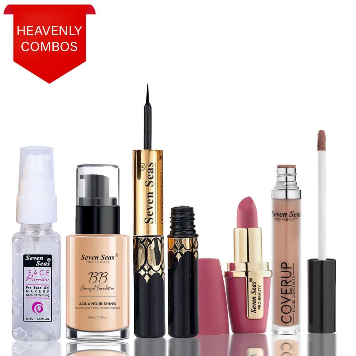 Seven Seas Face Quick Fix Beauty Kit for Long Lasting Everyday Makeup ...