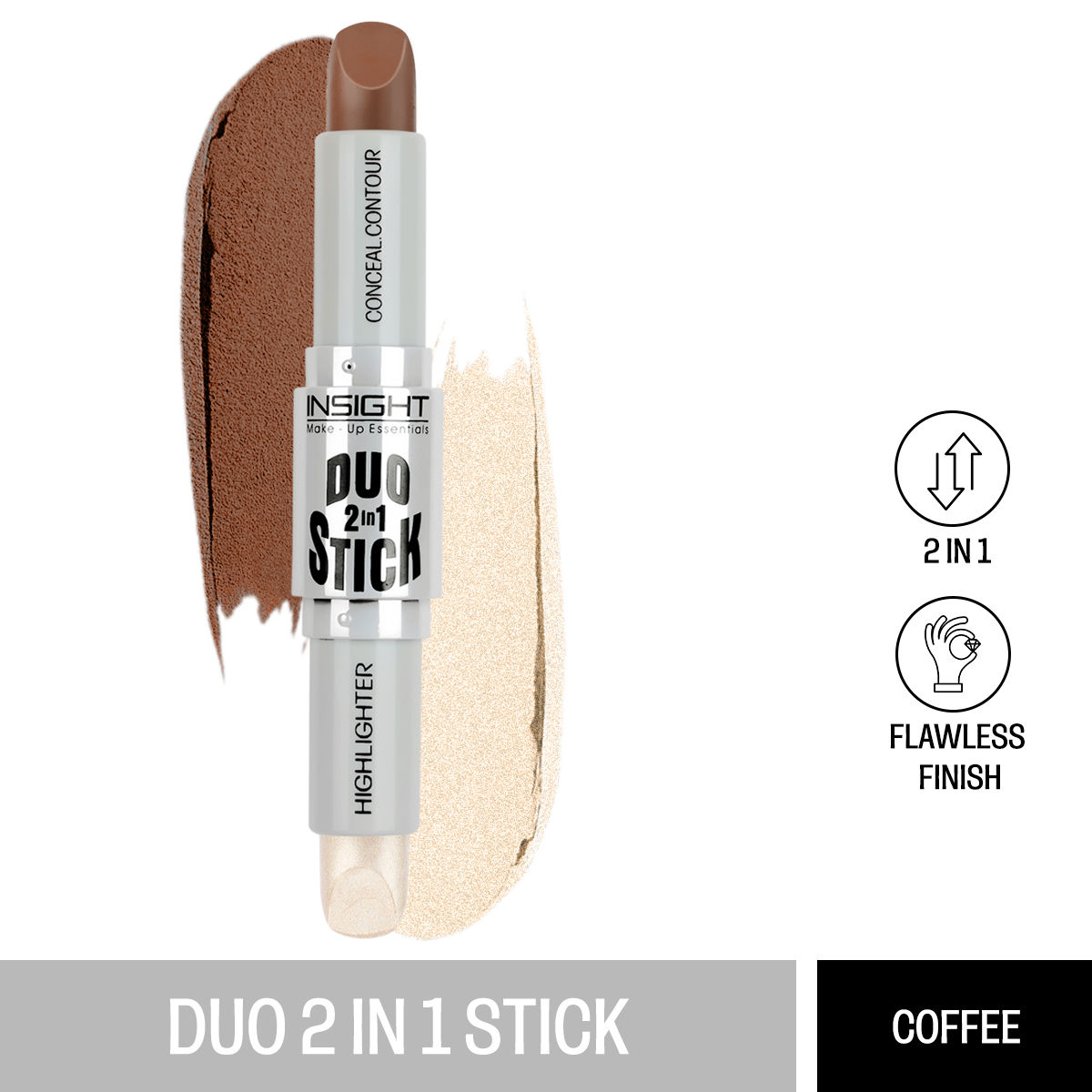 Buy Insight Duo Stick-Conceal.Contour + Highlighter_02 Coffee Online ...