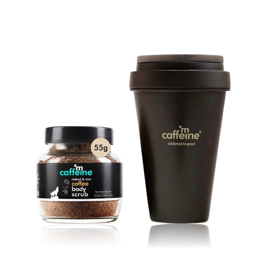 mCaffeine Espresso Body Wash & Body Scrub Duo (SmallSize)