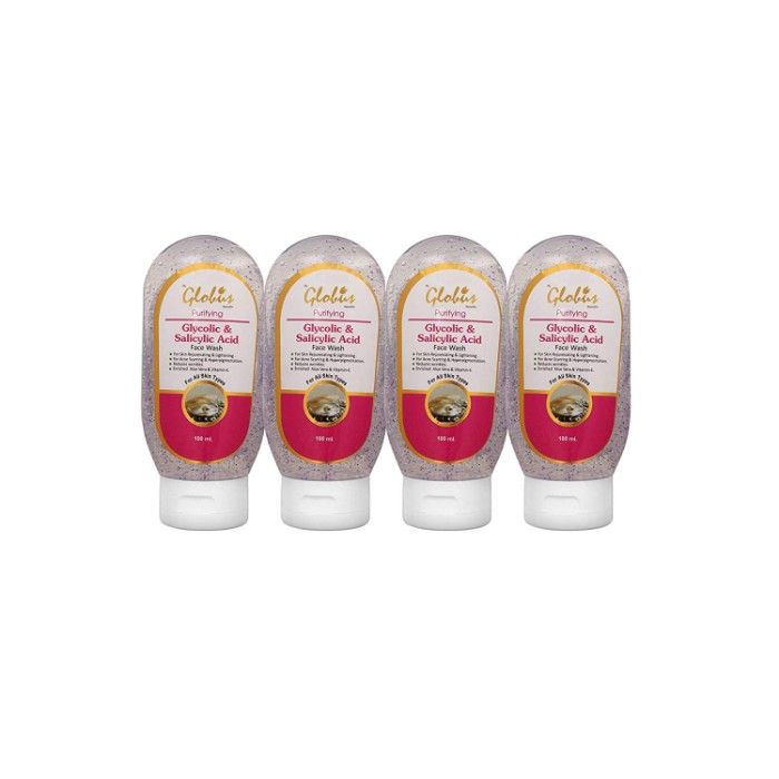 Buy Globus Pimple-Clear Face Wash With Glycolic & Salicyclic Acid (100 ...