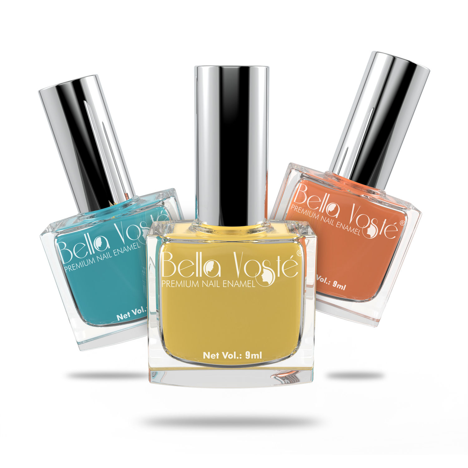 Bella Voste Nail Polish 3-in-1 Nail Combo | Quick Drying | Chip ...