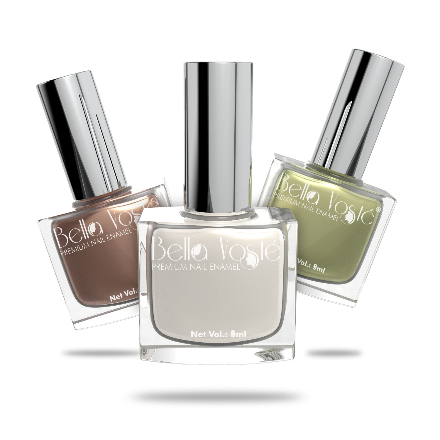 Bella Voste Nail Polish 3-in-1 Nail Combo | Quick Drying | Chip ...