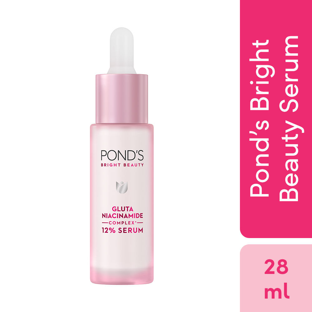 Pond's Bright Beauty Spot-less Glow Serum, Infused with Hyaluronic Acid ...