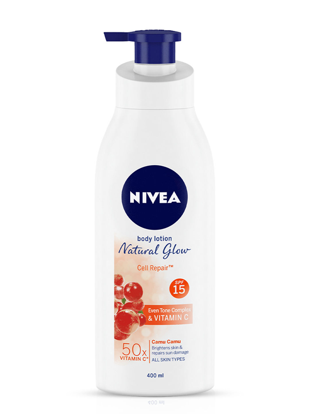 Buy Nivea Body Lotion, Extra Whitening Cell Repair SPF 15, For All Skin ...