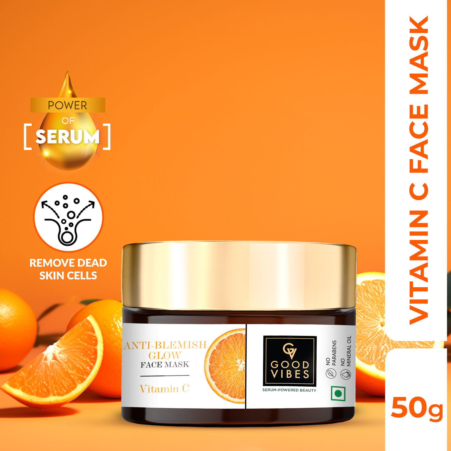 Good Vibes Vitamin C Glow Face Mask 50 gm