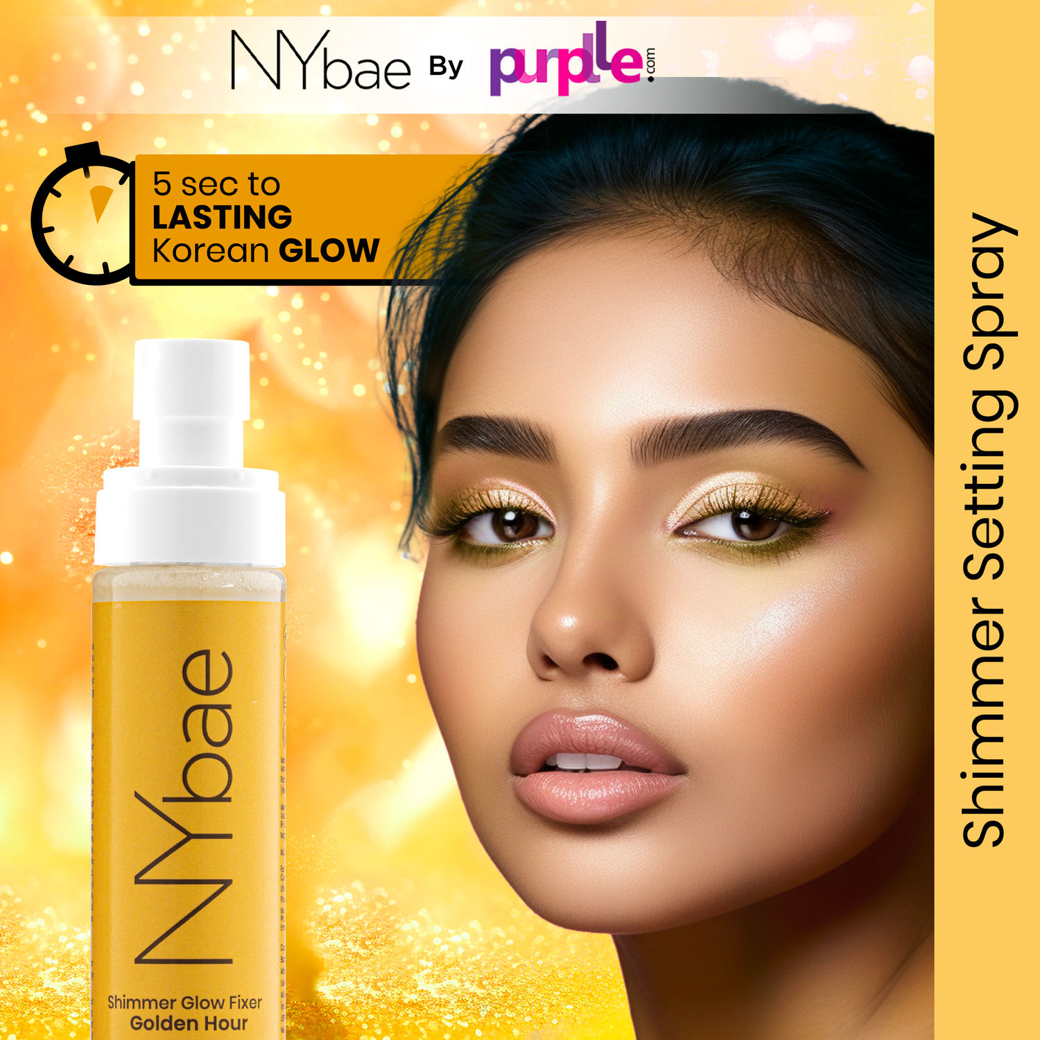 NY Bae Shimmer Glow Fixer Golden Hour