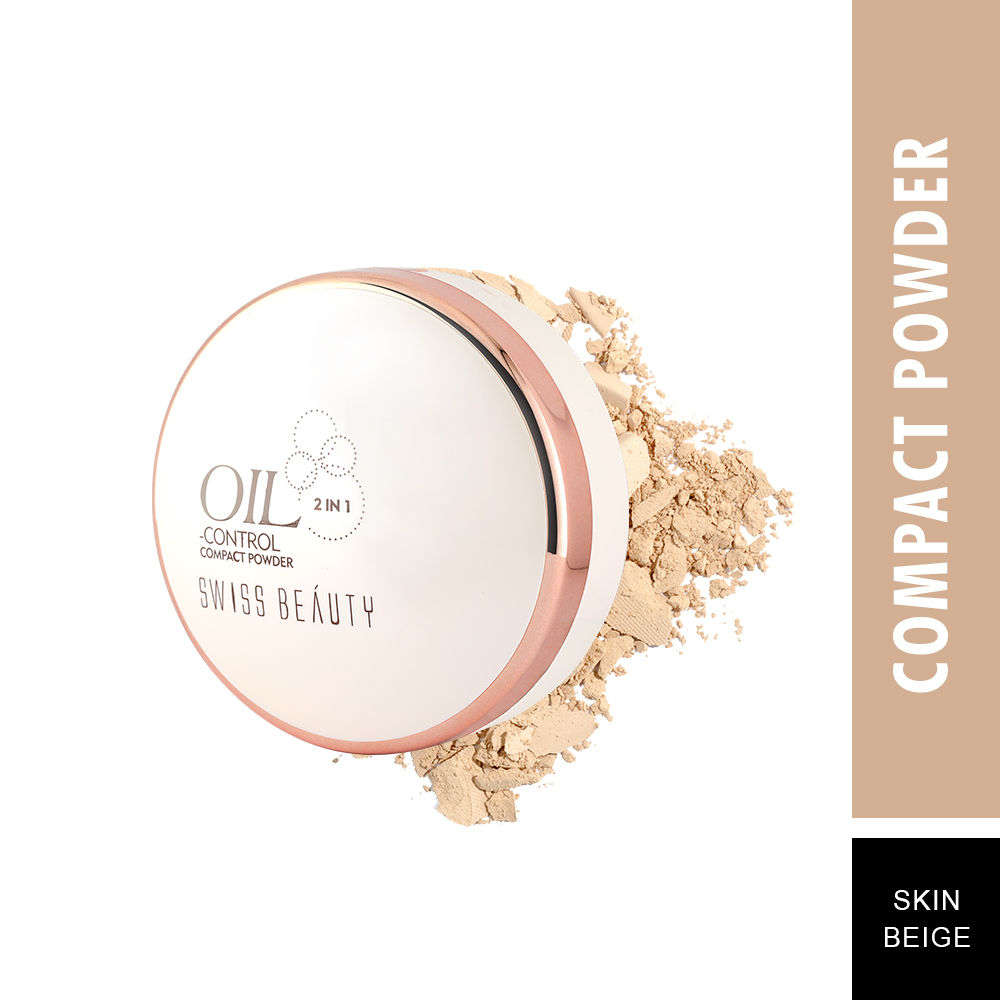 Buy Swiss Beauty Oil Control Compact Powder 4 Skin Beige (10 g) Online ...