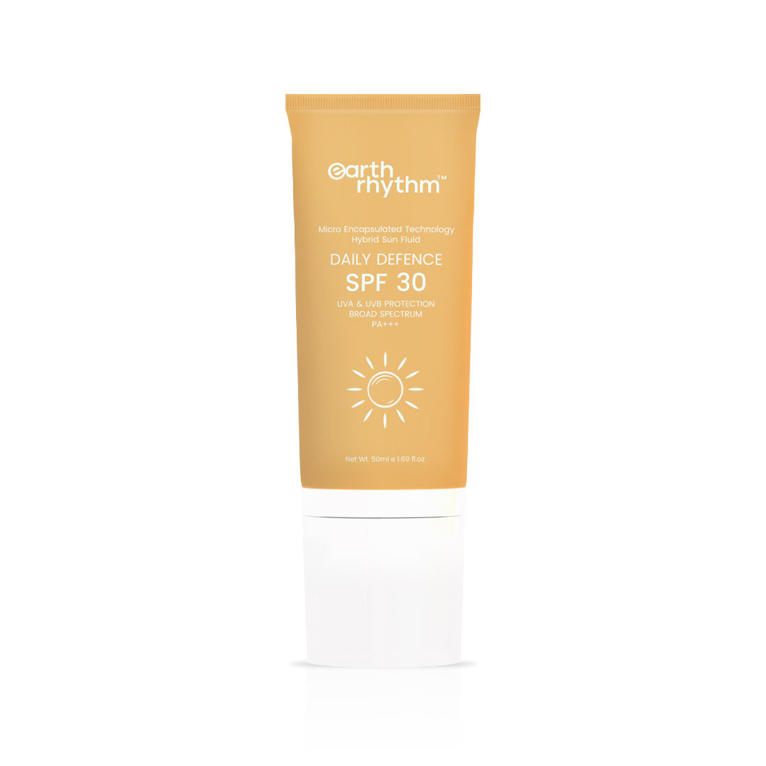 Earth Rhythm Daily Defence Hybrid Sun Fluid SPF 30 PA+++| UVA UVB Sun ...