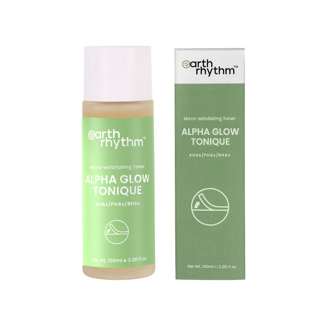 Earth Rhythm Alpha Glow Face Tonique/ Toner | Exfoliates, Improve Skin ...